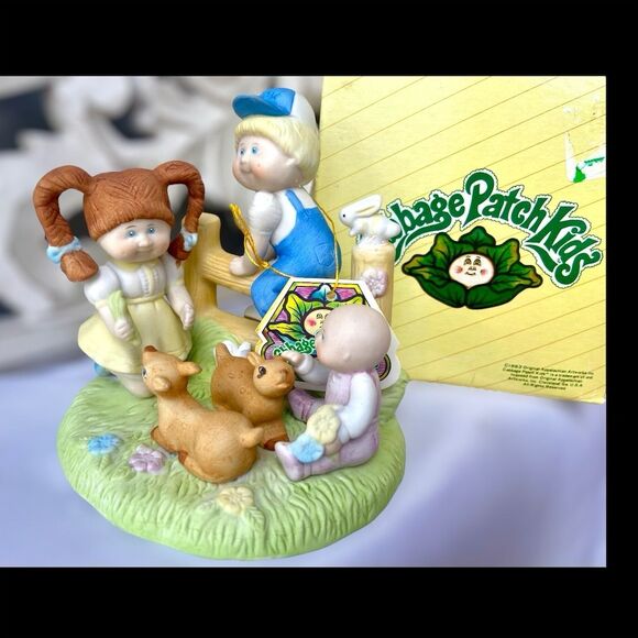 Cabbage Patch Kids | Art | Vintage 984 Cabbage Patch Kids Deer Friends ...